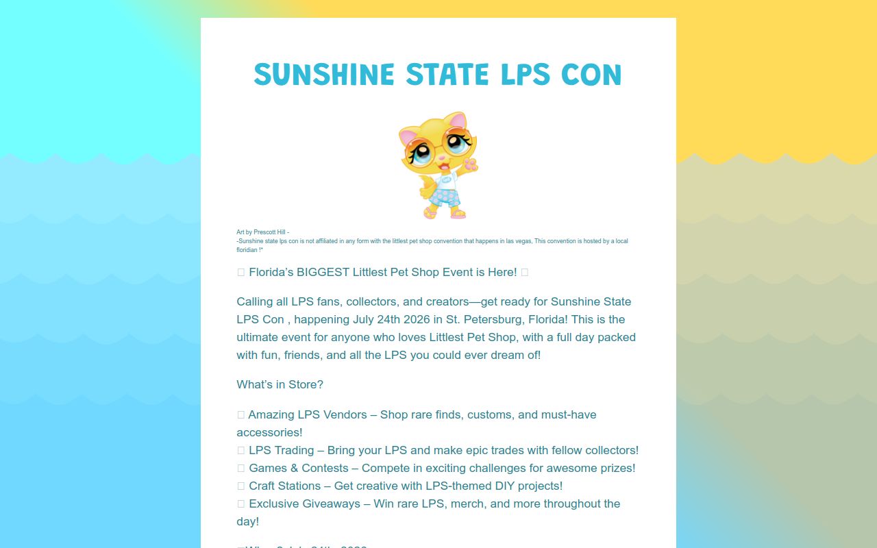 SUNSHINE STATE LPS CON